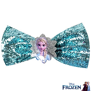 Frozen 2 Girls 7 Small Bow Bundle, Hair Bows for Girls - Ages 3+