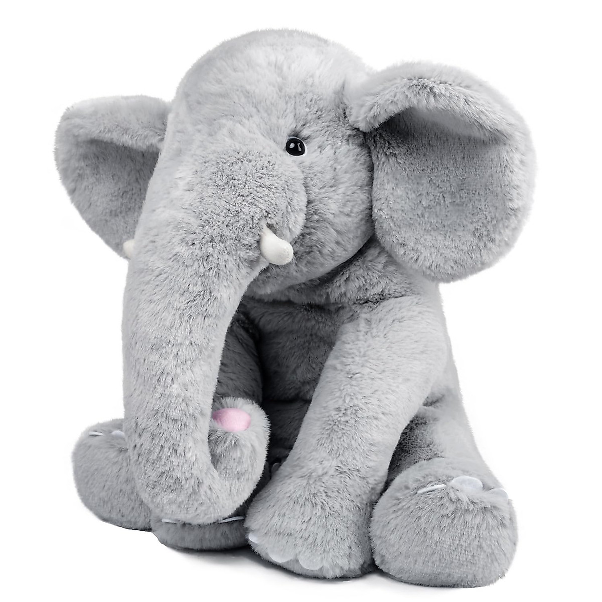 WEIGEDU 13" Gray Elephant Stuffed Animal - Plush Toy for Boys, Girls, Kids, Baby Shower, Bedtime, Birthday
