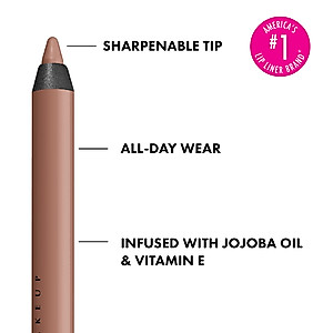 NYX PROFESSIONAL MAKEUP Line Loud Lip Liner, Longwear and Pigmented Lip Pencil with Jojoba Oil & Vitamin E - Global Citizen (Medium Neutral Nude)