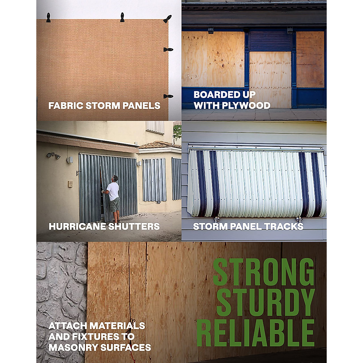 Hillman Group Combo Sidewalk Bolt, Hurricane Hardware, 25 Pieces, Rust-Resistant, Durable, Truss Head, (1/4" x 1") Stainless Steel (707308)