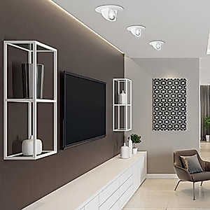 Feit Electric 5-6 inch Adjustable Scoop Recessed LED Downlight, Selectable Colors, Dimmable, 75W Equivalent, 45 Year Life, 540 Lumen, High CRI, LEDR56SCP/6WYCA