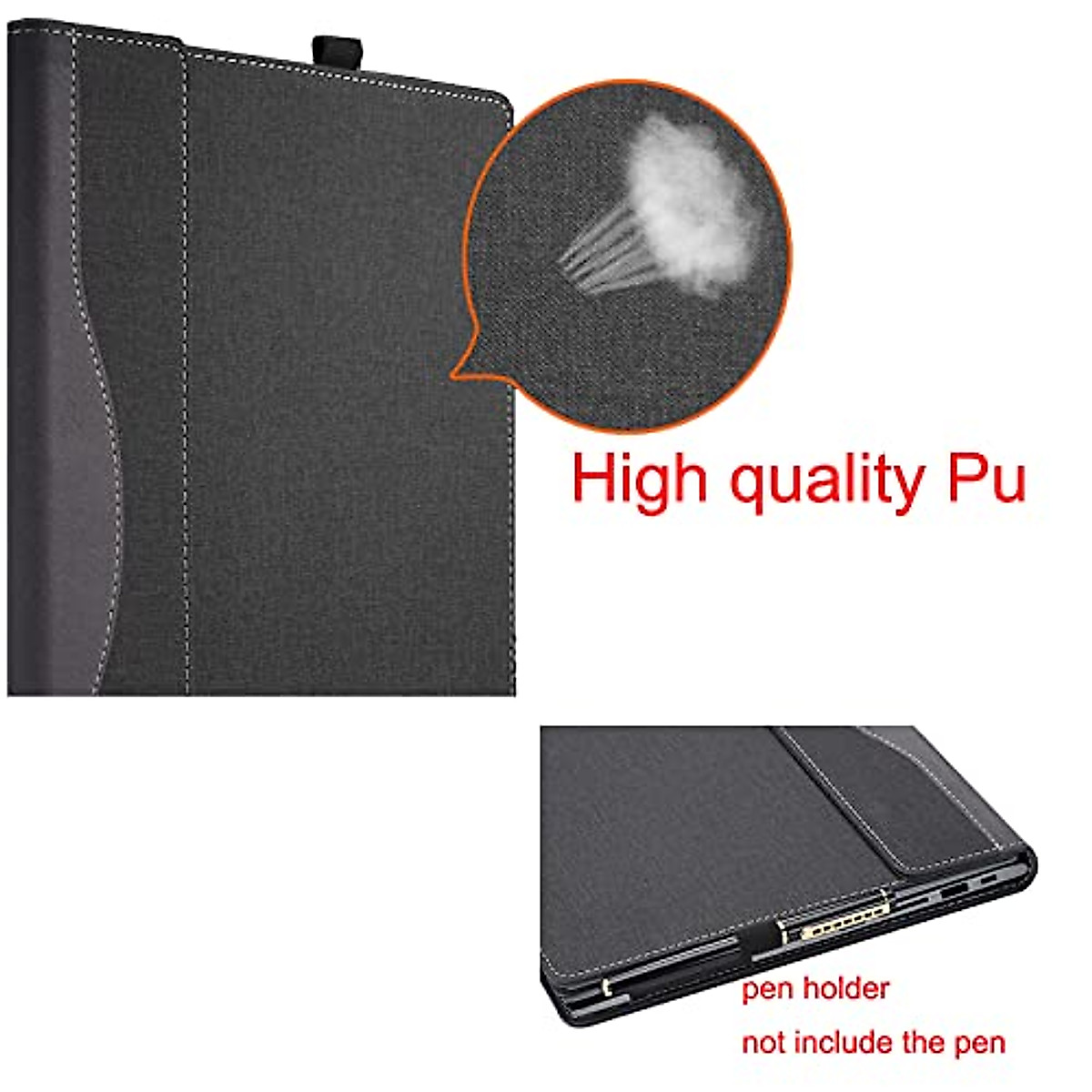 XJchen Laptop Case Compatible for HP Spectre x360 14-ef 14-ef000 14-ea 14-ea000 14t-ea Cover Protector Skin Sleeve Notebook 14ea Pouch (Black)
