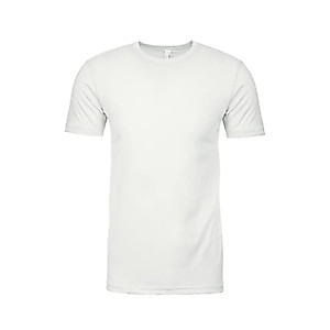 Next Level Men's CVC Crew L WHITE