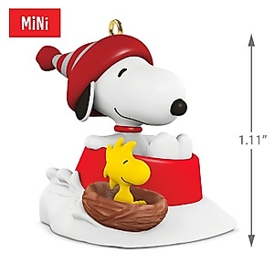Hallmark 795QXM8632 Miniature Winter Fun with Snoopy and Woodstock #20 Keepsake Christmas Ornaments