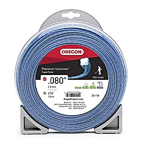 Oregon 20-118 Platinum Gatorline Supertwist Trimmer Line .08-Inch by 414-Foot