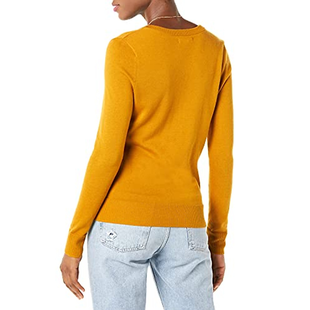 Amazon Essentials Women's Lightweight Crewneck Cardigan Sweater (Available in Plus Size), Tobacco Brown, XX-Large