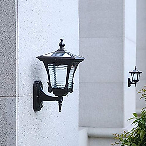 HZYDD Wall Lamp Home Garden Lamp Outdoor Door Lamp Outdoor Wall Lamp Patio Lamp Solar Light Waterproof Wall Lamp