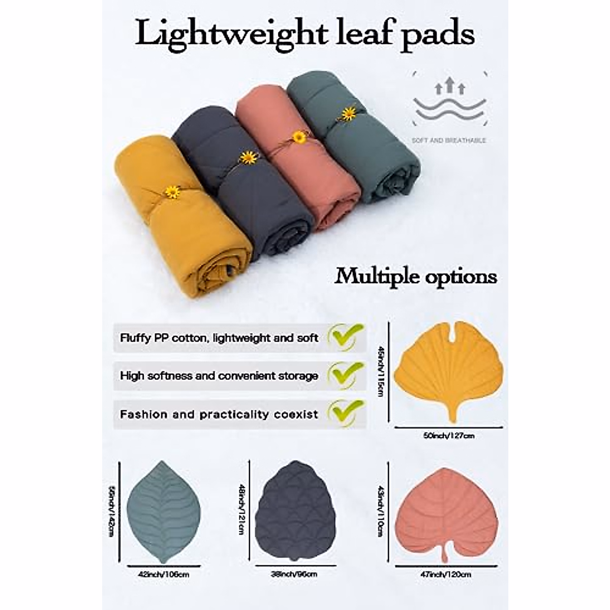 TOPTREE Dog Blanket Decor 3D Leaves Shaped Pet Blanket Cushion Household Dog Bed Cat Bed Pet Blanket Warm Soft Plush Blankets for Dog Blankets and Cat Blanket, Couch, Sofa (50"x45",Yellow)