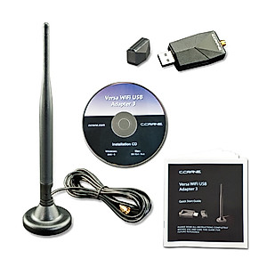 C. Crane Versa USB WiFi Adapter 3 – High Power Long Range 802.11 B G N Wireless Network Adapter