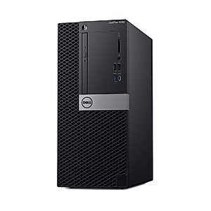 Dell OP5060MTKTFMX OptiPlex 5060 KTFMX Mini-Tower with Intel Core i5-8500 3 GHz Hexa-core, 8GB RAM, 500GB HDD, Windows Pro 64-bit