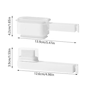 Food Bag Sealing Clip with Pour Spout,Snack Clips That Pour,Chip Bag Clips,Versatile Food Clip with Spout for Cereal, Suitable for Small Particle Food, Liquid,Flour and Baby Food Storage Organizer