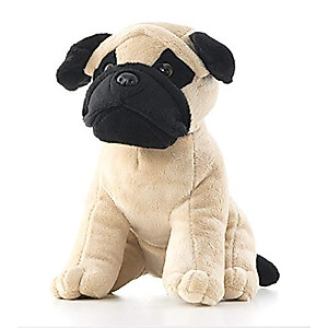 PREXTEX Plush Puppy Dogs - Set of 3 Realistic Looking 8-Inch Cute and Cozy Stuffed Animals