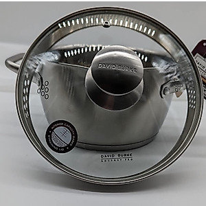 David Burke Gourmet Pro Regency II (3.4 qt sauce pan), Silver (M-12240)