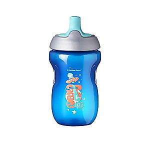 Tommee Tippee Sportee Toddler Sports Sippy Cup | Spill-Proof, BPA-Free – 12+ months, 10oz, 3 Count