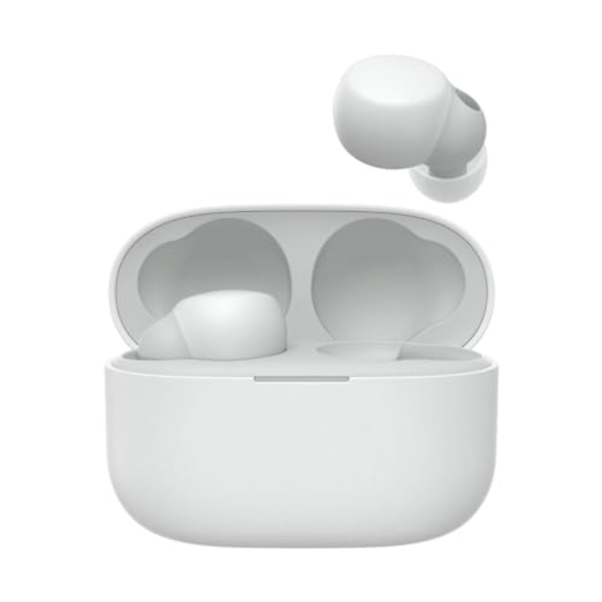 Sony LinkBuds S Truly Wireless Noise Canceling Earbud Headphones with Alexa Built-in, Bluetooth Ear Buds Compatible with iPhone and Android, White
