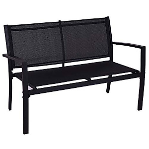 ReunionG 4 Pcs Patio Furniture Set Sofa Loveseat Tee Table for Outdoor Garden Yard Pool Side