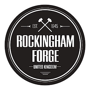 Rockingham Forge Sloping Matt Black Universal Knife Block, 20 Slots for Knives up to 20cm Blade Length