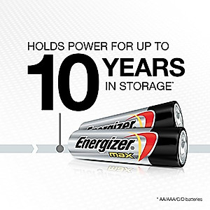 Energizer AA Batteries, Max Alkaline (16 Count)
