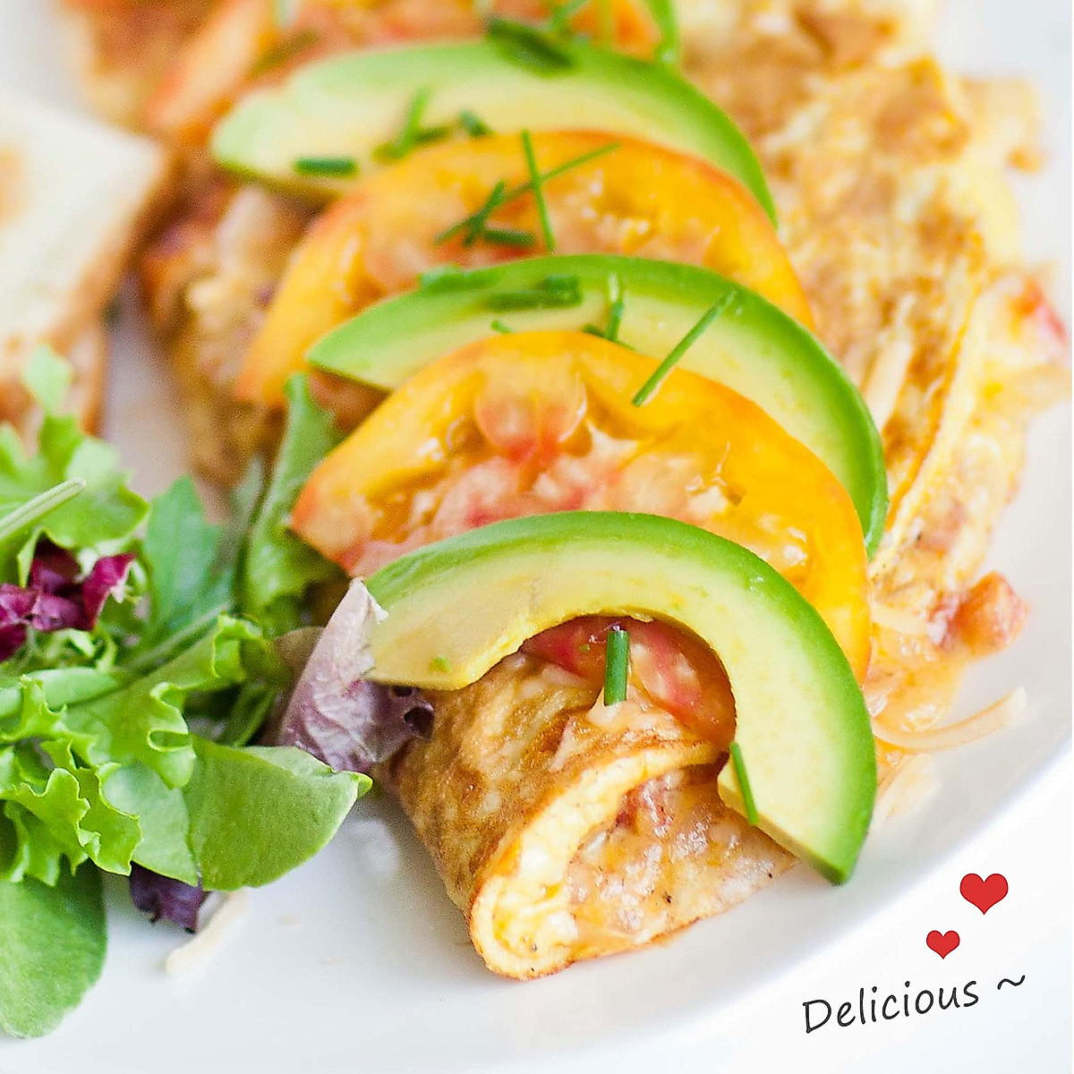 KOXHOX 2 Pack Silicone Omelette Maker Microwave Oven Non Stick Omelette Maker Egg Roll Baking Plate Pan Omelette Maker Red