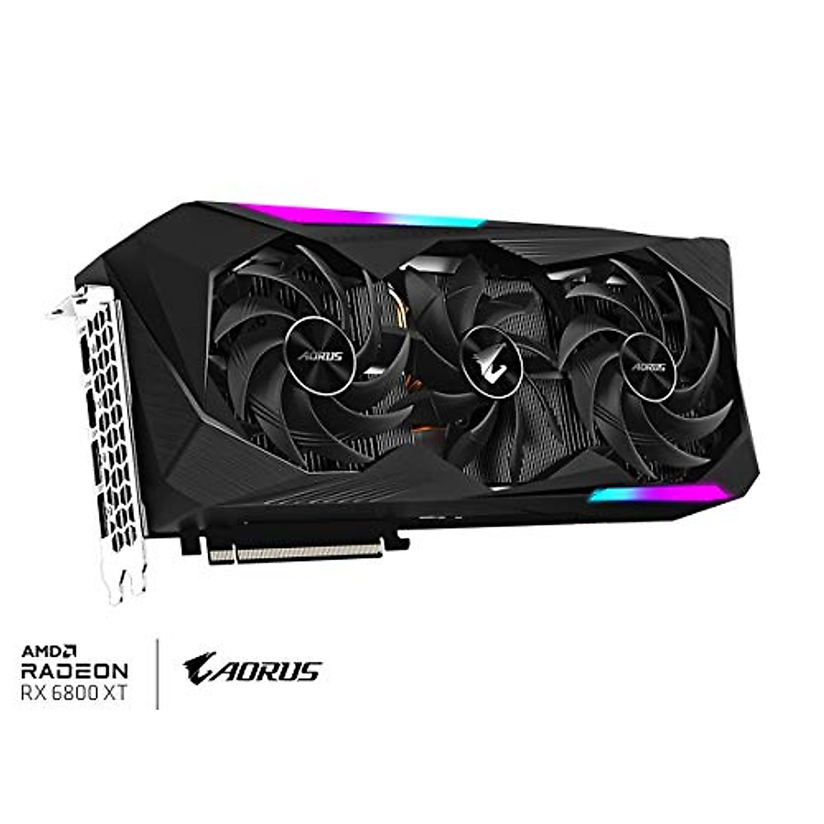 GIGABYTE AORUS Radeon RX 6800 XT Master 16G Graphics Card, MAX-Covered Cooling, 16GB 256-bit GDDR6, GV-R68XTAORUS M-16GD Video Card