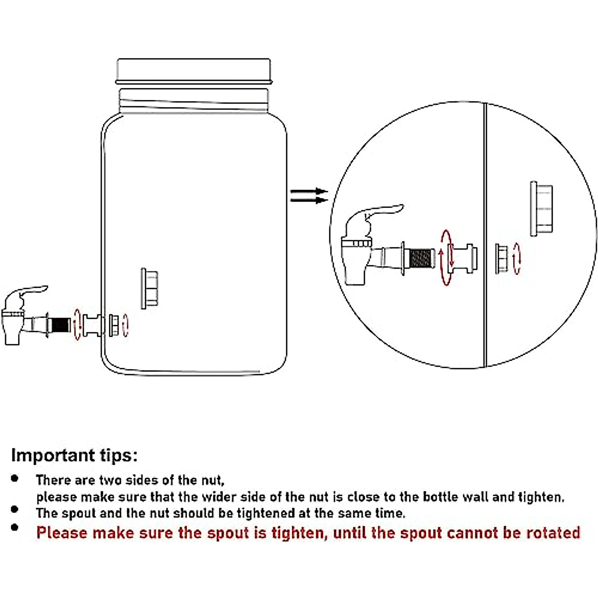 2 Pack Drink Dispenser with Stand Beverage Dispenser Each 1 Gallon Glass Drink Dispensers for Parties Lemonade Sangria Dispenser Mason Jar Drink Dispensers