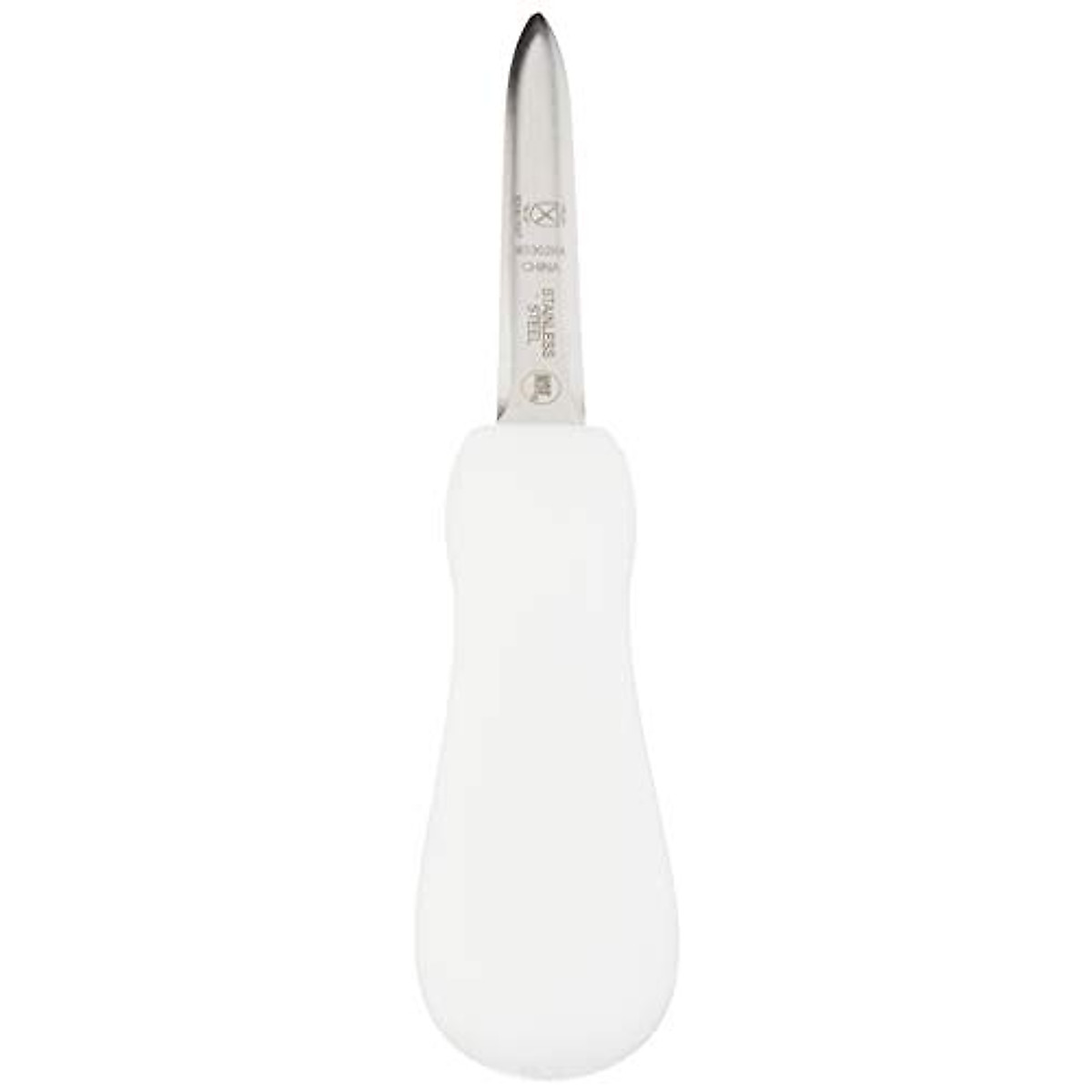 Mercer Culinary Boston Style Oyster Knife with Poly Handle, 3 Inch, White