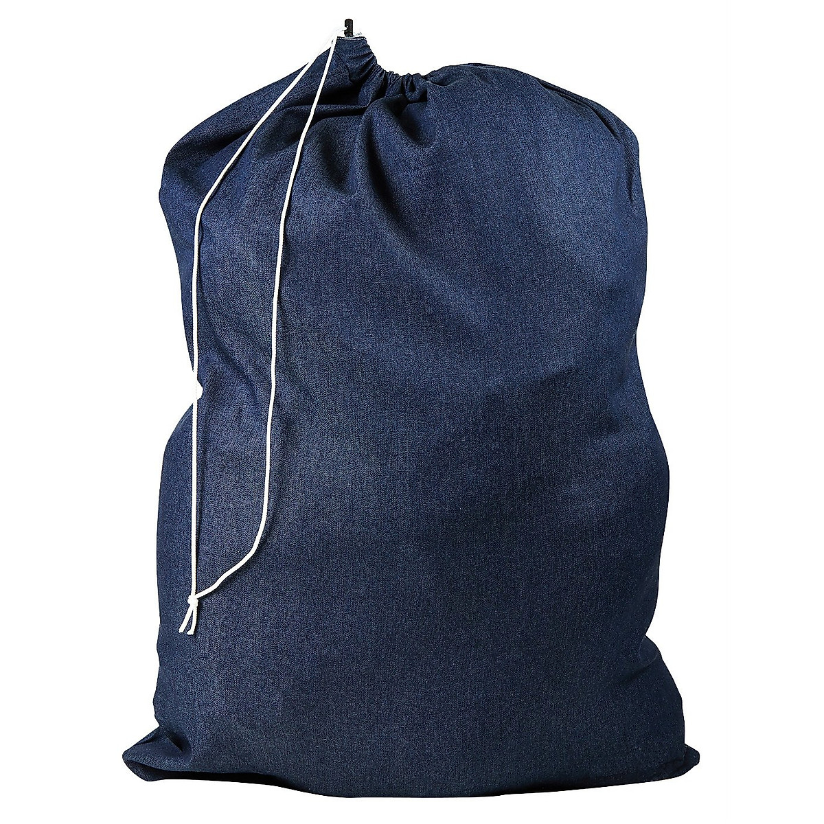 Laundry Bag - Locking Drawstring Closure and Machine Washable. These Bags will Fit a Laundry Basket or Hamper and Strong Enough to Carry up to Three Loads of Clothes. (Denim)