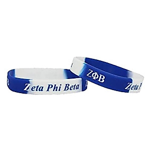 Zeta Phi Beta Silicone Bracelet