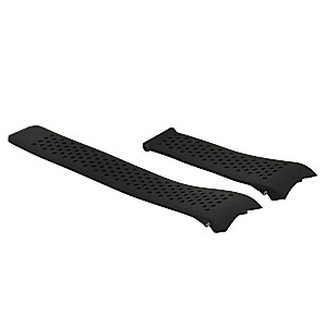 Ewatchparts 22mm Rubber Watch Band Strap Compatible With 43mm Tag Heuer Carrera Calibre 16 36 CAY211A Watch