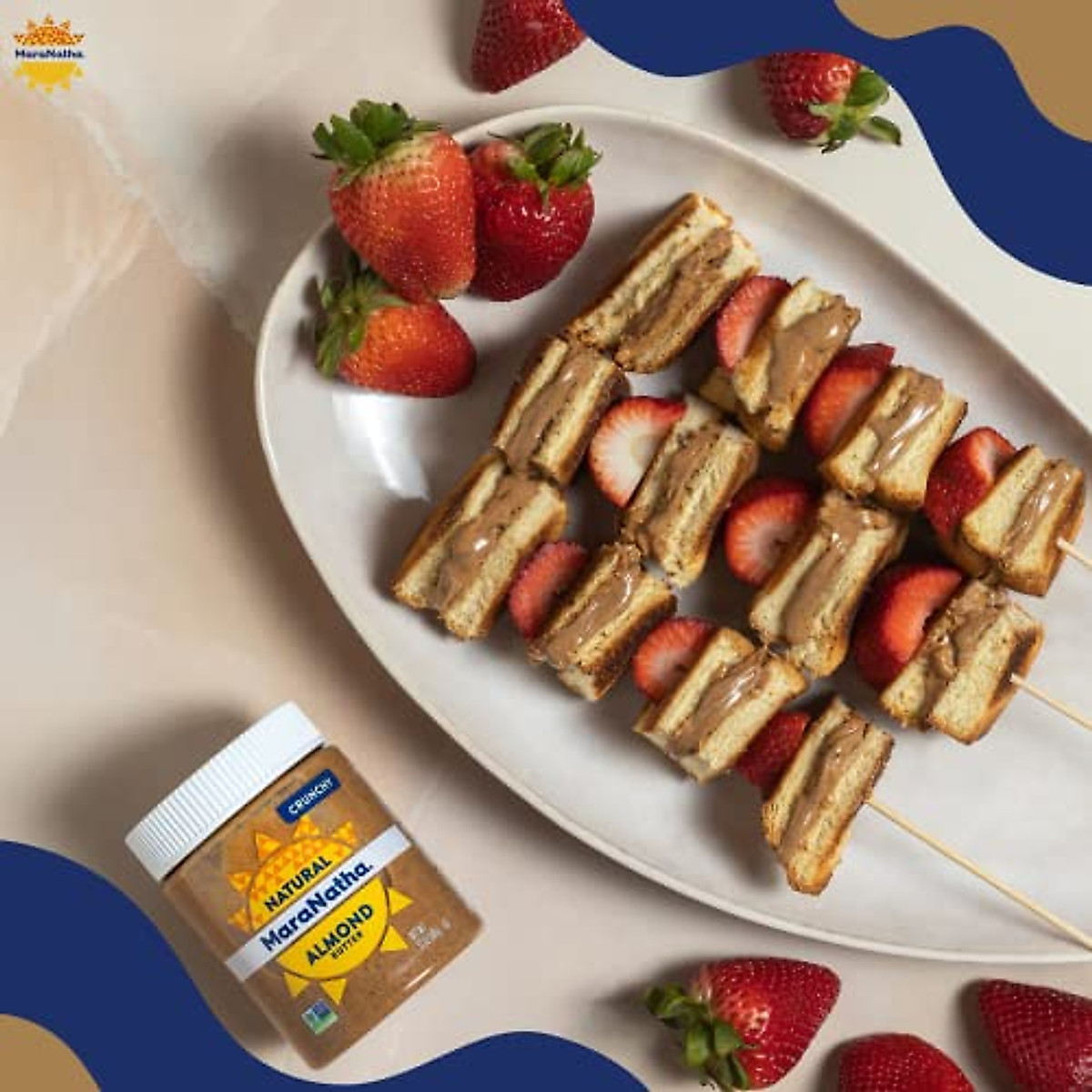 MaraNatha No Stir Crunchy Almond Butter, 12 oz Jar