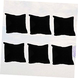 NOLITOY 6 Pcs Jewelry Display for Selling Watch Display Pillows Watch Pillow Bracelet Display Pillow Bracelet Display Cushion Bracelet Bangle Chain Pillow Wedding Ring Pu Jewelry Show