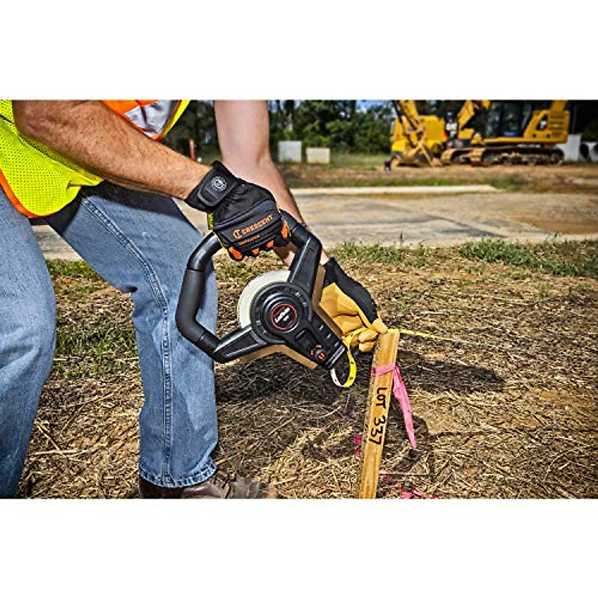 Lufkin 1/2" x 100' Engineer's Fiberglass Construction Long Tape - FE100D-02