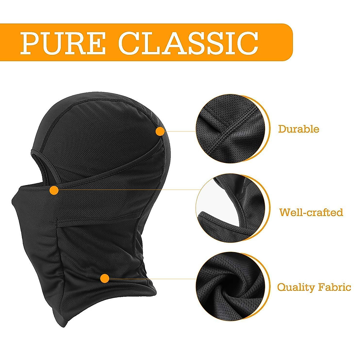AstroAI Sun and UV Protection Balaclava and Windproof Ski Mask Bundle