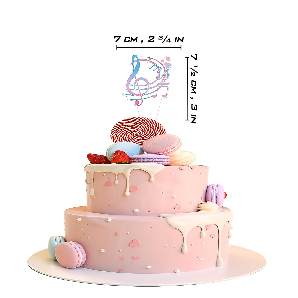 24 Pcs Popular Happy Birthday Era's Party Decorations Cupcake Toppers, Super Star Birthday Party Cake Decorations for Fans Celebration Party, Guitar Themed Party Supplies for Girls Night