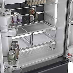 BOSCH 500 Series 36" Black Stainless Steel Counter-Depth 3-Door Refrigerator - B36CD50SNB