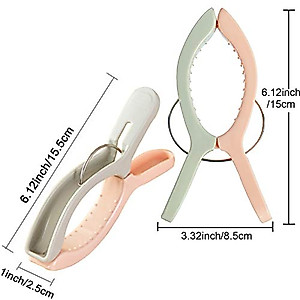 10 Pack Beach Towel Clips for Beach Chairs Jumbo Size Towel Clamps for Beach Chairs Lounge Pool Chairs on Cruise Chair Plastic Clothes Pegs Hanging Clip Clamps Large Items for Cruise Vacation