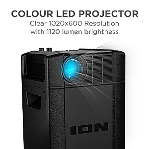Ion Projector Deluxe Speaker Battery/AC Powered Indoor/Outdoor Projector