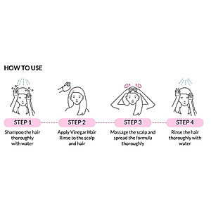 HIP CHIC That Shiny Hair Grape Vinegar Rinse [1 Count] Clarifying for Smooth and Fresh Hair,