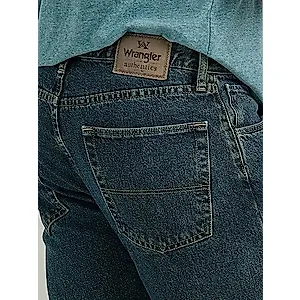 Wrangler Authentics Men's Classic Straight Fit Jean, Antique Dark, 31W X 32L