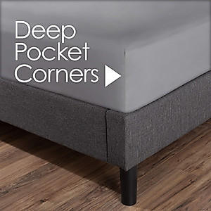 Lavish Home 1200 3-Piece Sheet Set, Twin, Rust