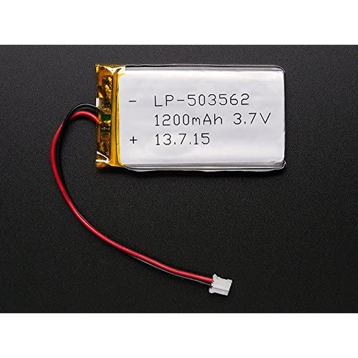 1200mAh 3.7V Li-Poly Battery with JST-PH cable