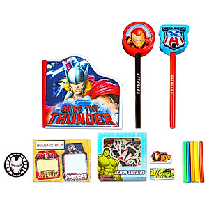 Marvel Avengers Activity Set for Kids - Ultimate Superhero Arts and Crafts Bundle with Activity Book, Pads, Stickers, and More