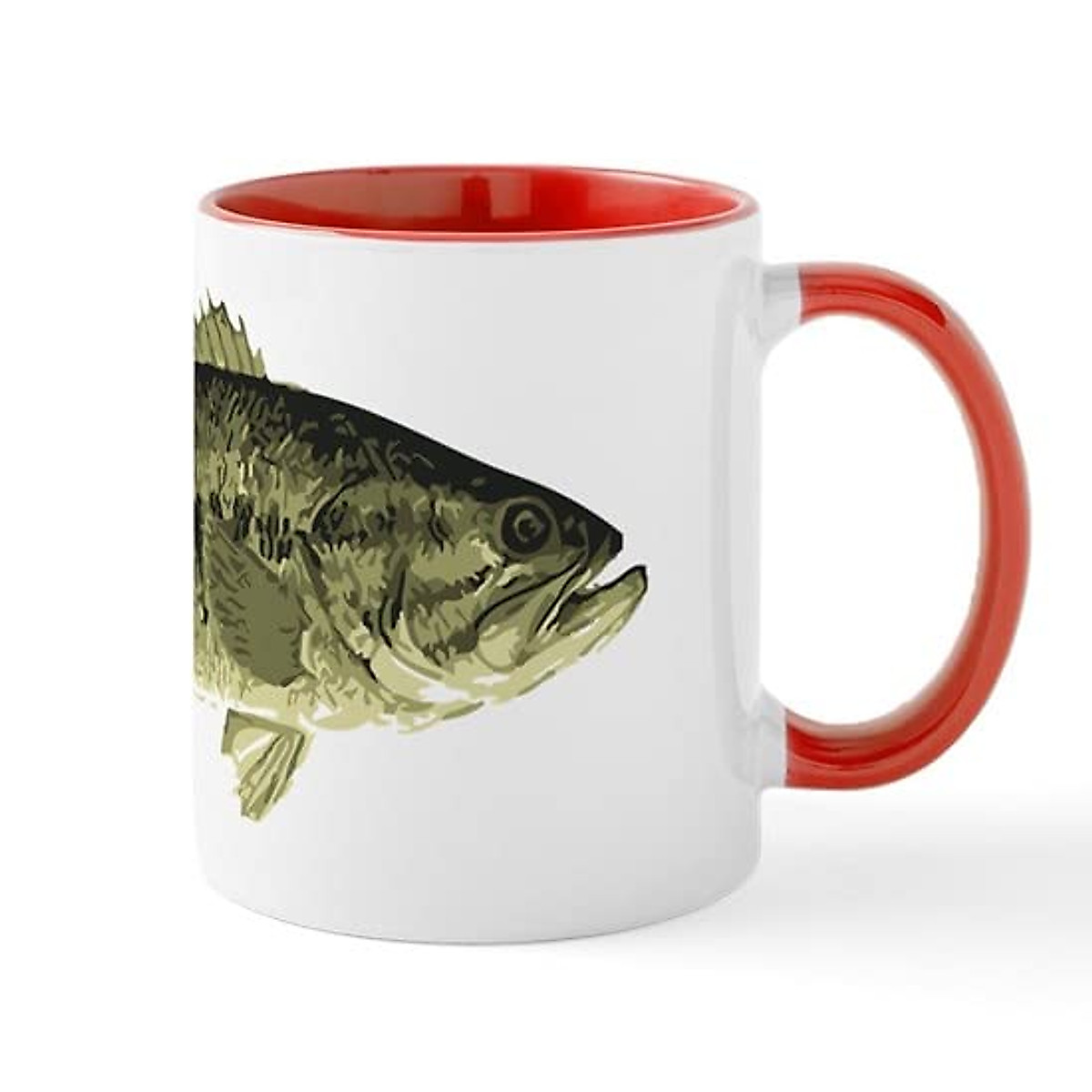 CafePress Largemouth Bass Mug Ceramic Coffee Mug, Tea Cup 11 oz