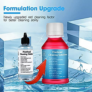 CoYlBod Printhead Cleaning Kit Printer Flush Kit for Epson WF-7720 WF-7710 WF-7210 WF-7620 WF-7610 WF-2660 WF-2630 WF-2760 WF-2750 WF-3640 WF-3620 XP-430 420 410 XP-330 XP-320 Printer Nozzle Cleaner