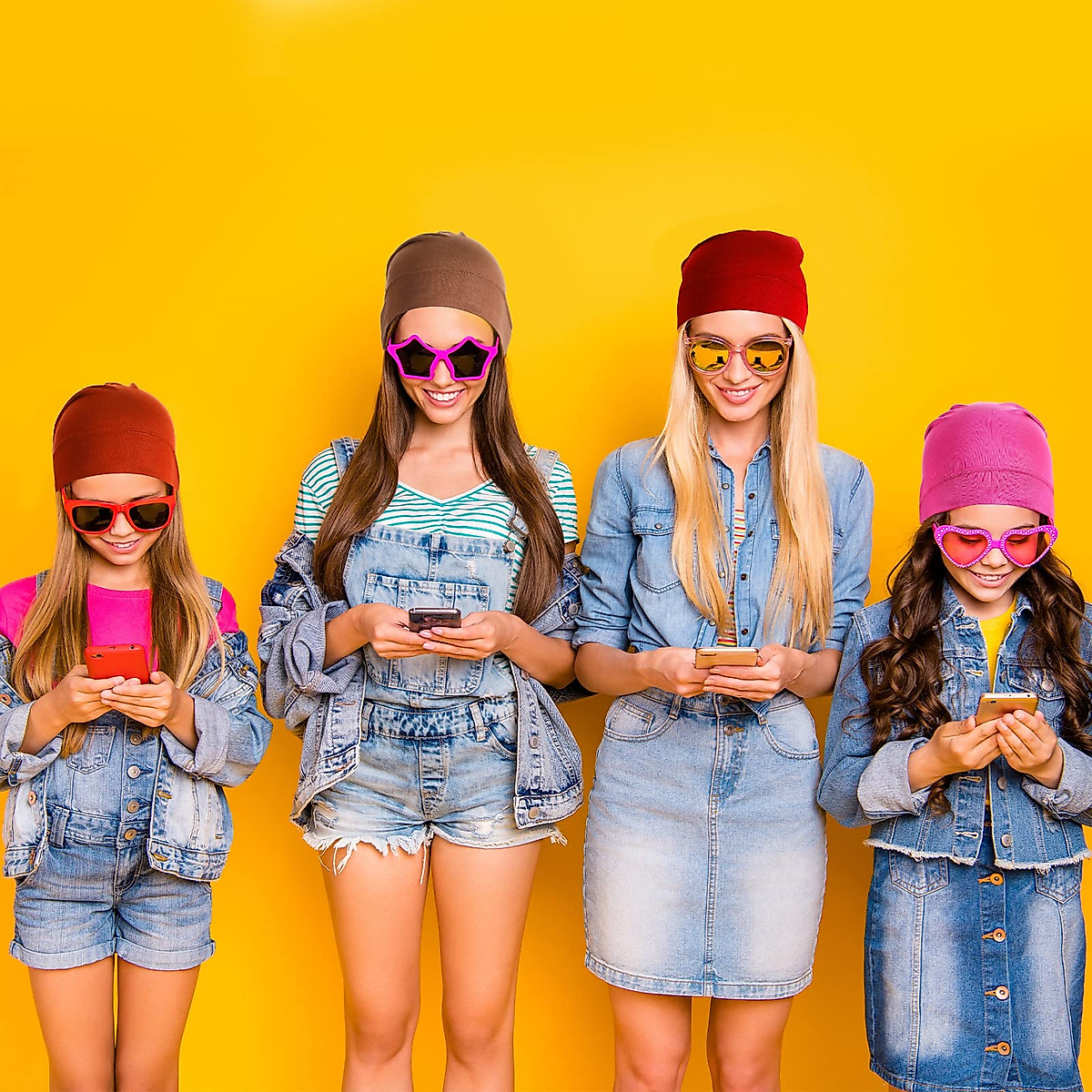 JenPen 18 Pcs Hijab Undercap Scarf Hijab Cap Unisex Dreadlock Cap Turbans Women Stretch Under Caps Solid Color Hijab Cap(Fresh Color)