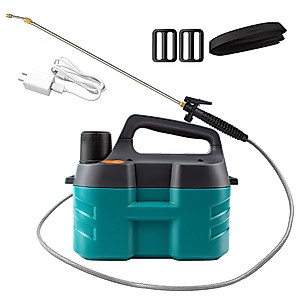 VISOTECH Battery Powered Sprayer, 1.35Gal High Pressure Gardening Sprayer, Powerful Backpack Sprayer with Adjustable Nozzles, Electric Sprayer in Garden and Lawn