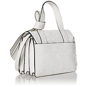 Karl Lagerfeld Paris womens Chantelle Cross Body, Winter White Iris, One Size US