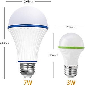 KINUR 2 Pack LED Amber Light Bulbs,7W A19 1800K Warm Light Bulbs for Sleep Light Bulb,Blue Light Blocking Light Bulbs 60 Watt Equivalent for Healthy Sleep and Baby Nursery Light 2 Pack