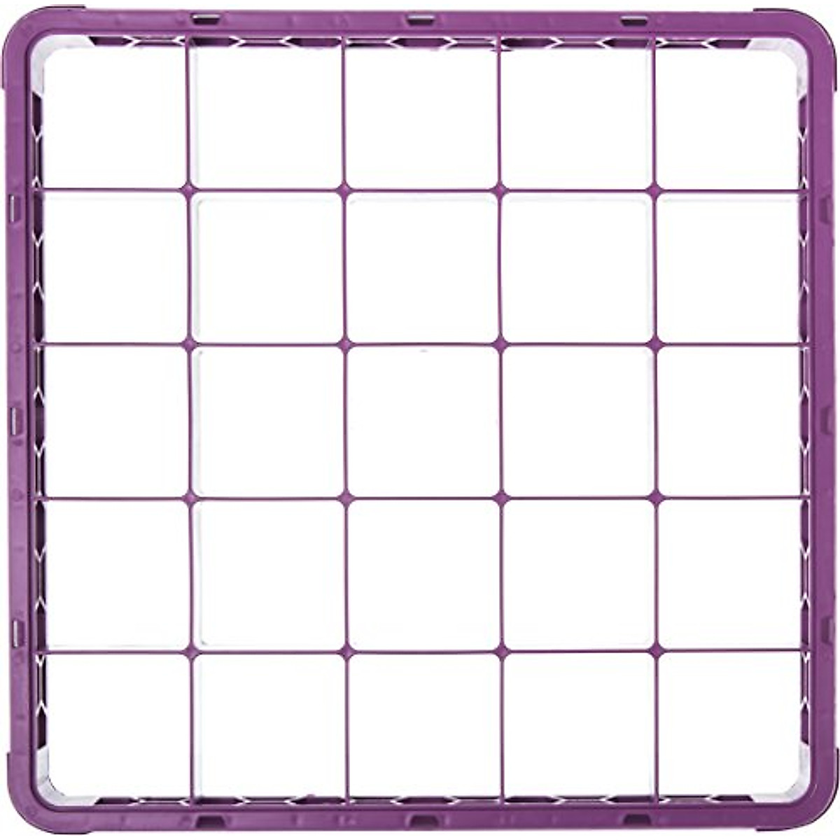 Carlisle FoodService Products RE25C89 OptiClean 25 Compartment Divided Glass Rack Extender, 1.78", Lavender