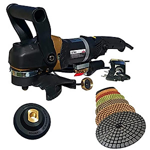 Stadea SWP105K Stone Concrete Countertop Grinder Polisher Wet Stone 4" Concrete Polishing Kit